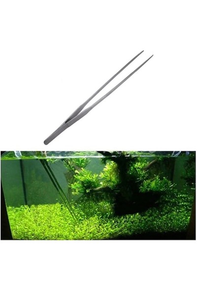 Yok Yok 27 cm Akvaryum Bitki Cımbızı, Maşası Düz Uçlu Yok Yok 27 cm Akvaryum Bitki Cımbızı, Maşası Düz Uçlu