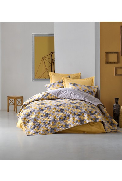Cotton Box Dört Mevsim Çift Kişilik Complete Set Elon Sarı