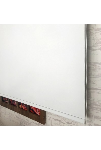 Erperde Mat beyaz stor perde