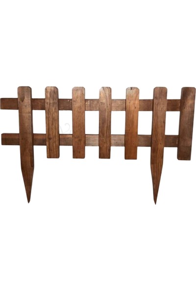 Viselia Bahçe Çiti Bahçe Dekorasyonu Ahşap Bahçe Dekoru Ağaç Çit 60 cm