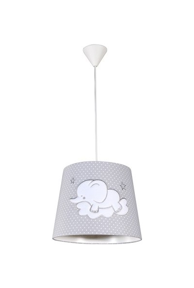 Meltem Smart Carino Nakışlı Tavan Aydınlatma - Gri