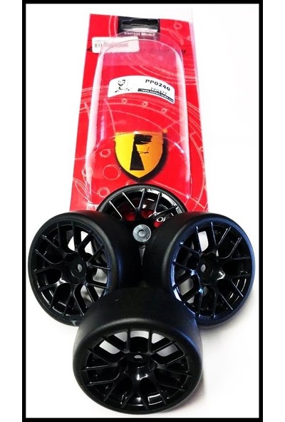 Correct Model PP0240 1/10 Dh-Nk Siyah Drift Teker ve Jant, 4 Adet Correct Model PP0240 1/10 Dh-Nk Siyah Drift Teker ve Jant, 4 Adet