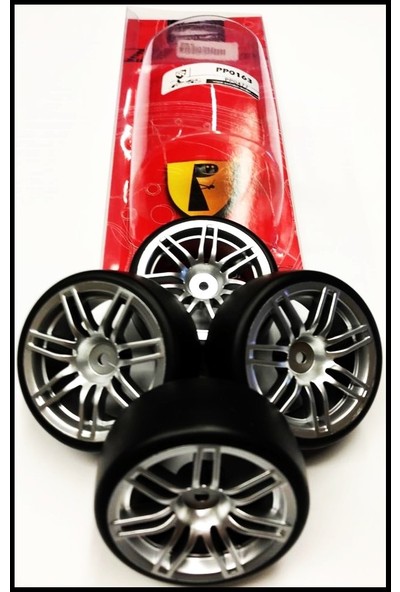 Correct Model PP0163 1/10 4rs Gümüş Drift Teker ve Jant,4 Adet Correct Model PP0163 1/10 4rs Gümüş Drift Teker ve Jant,4 Adet