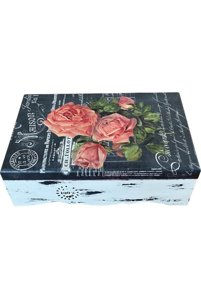 Tasarloxi Içi Bölmeli Çok Amaçlı Ahşap Kutu