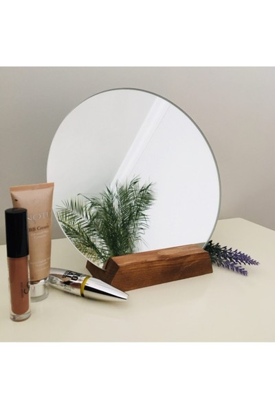 Dtm Home Makyaj Aynası 25 x 25 cm Ceviz Dtm Home Makyaj Aynası 25 x 25 cm Ceviz
