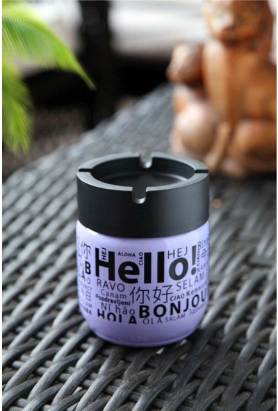 Eydia Cam Kokusuz Küllük 425 cc Hello Desenli