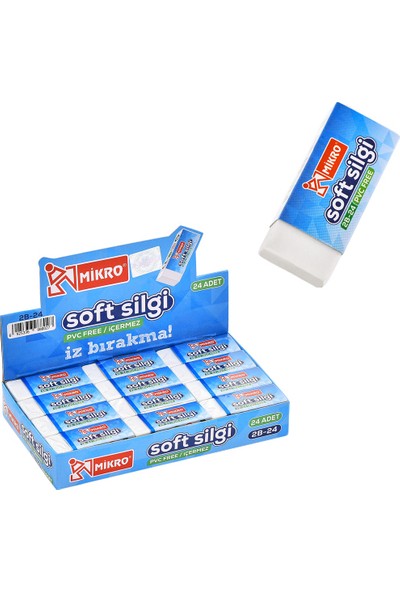Mikro 2b-24 Soft Silgi 24 Lü