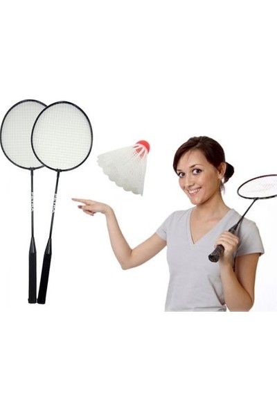 Biomak Badminton Seti 2 Raket 1 Top Set