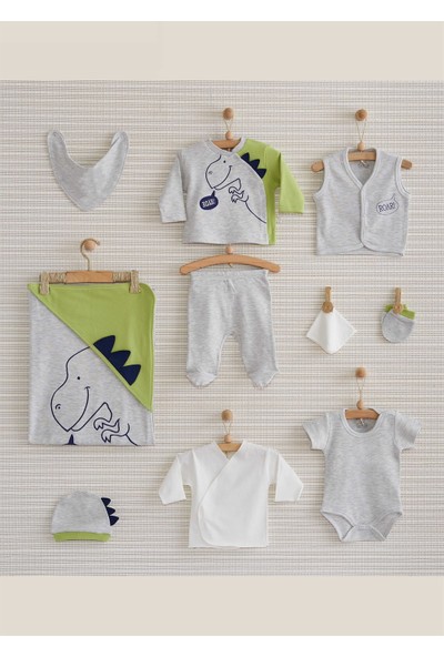 Nenny Baby Dino Bebek Hastane Çıkışı 10LU Set Nenny Baby Dino Bebek Hastane Çıkışı 10LU Set