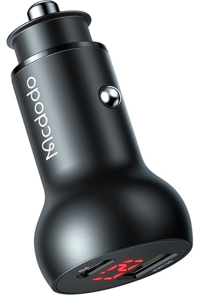 Mcdodo CC-7030 45W 1xtype-C 1xusb Girişli Dijital Göstergeli Araç Çakmak Şarjı-Siyah Mcdodo CC-7030 45W 1xtype-C 1xusb Girişli Dijital Göstergeli Araç Çakmak Şarjı-Siyah