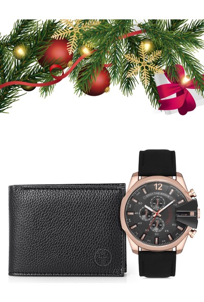 Twelve Erkek Kol Saati ve Cüzdan Yılbaşı Özel Seti