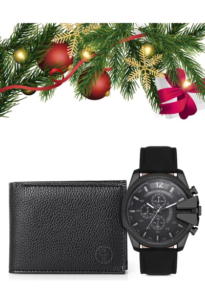 Twelve Erkek Kol Saati ve Cüzdan Yılbaşı Özel Seti