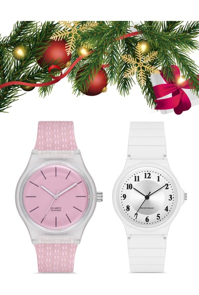 Twelve Silikon Renkli Kol Saatleri Yılbaşı Özel Seti