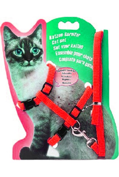 Berke Kedi Gezdirme Tasması Kırmızı