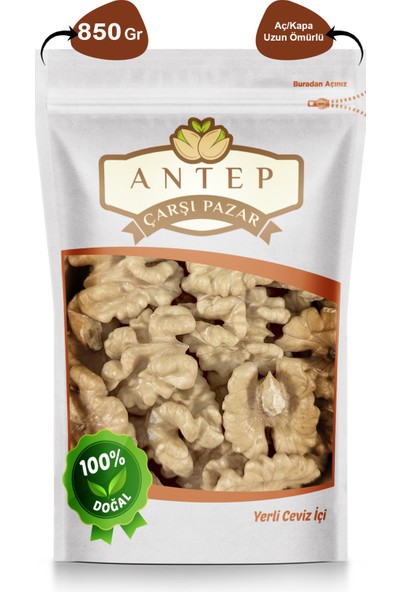 Antep Çarşı Pazar Ceviz Içi Yerli Yeni Mahsül | 850 Gr. Antep Çarşı Pazar Ceviz Içi Yerli Yeni Mahsül | 850 Gr.