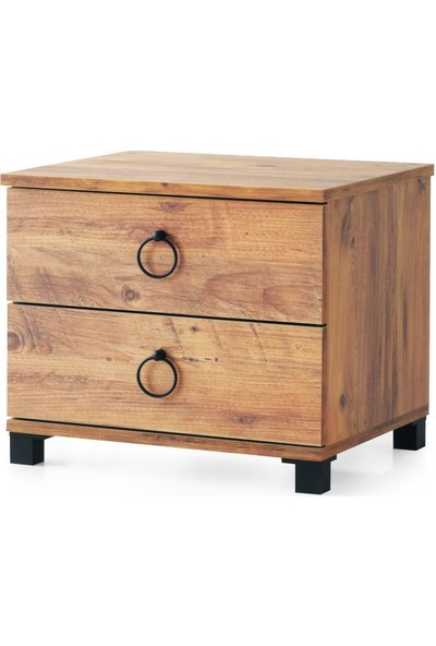 Sivasgözde Ekonomik 2 Çekmeceli Komodin 51 x 44 x 43 cm