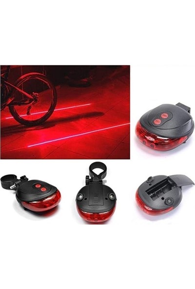 Cmt Bisiklet Arka Stop Lambası Lazer Şeritli LED Işık Cmt Bisiklet Arka Stop Lambası Lazer Şeritli LED Işık