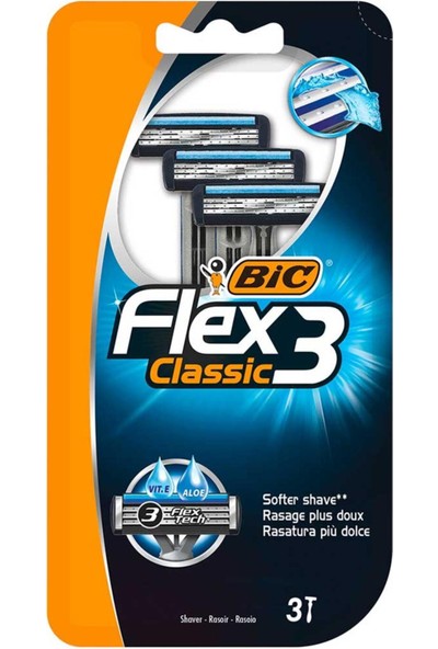 Bic Flex 3 Classic 3'ü Blister Kategori: Tıraş Aksesuarı Bic Flex 3 Classic 3'ü Blister Kategori: Tıraş Aksesuarı