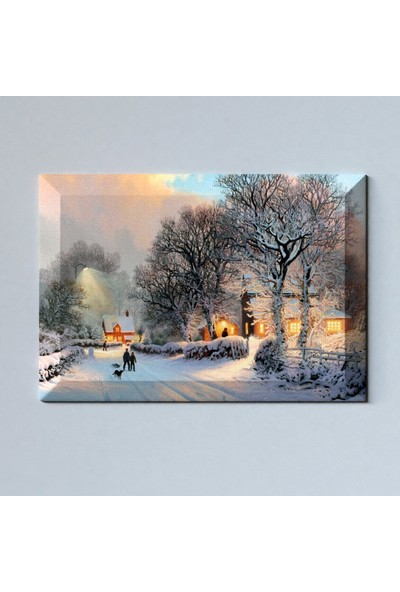 Fabinora Noravas Kış Yürüyüşü Kanvas Tablo 45 x 30 cm