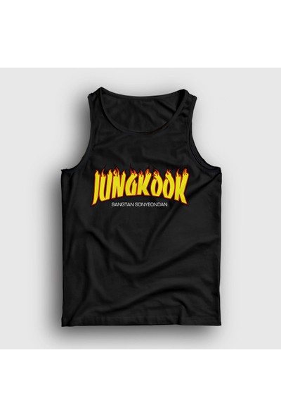 Presmono Siyah Thrasher K Pop Jungkook Bts Atlet