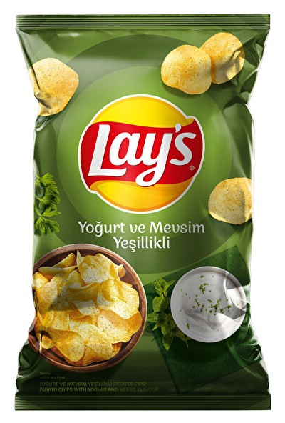 Lay's Yoğurt Mevsim Yeşillikleri Parti 155 gr Lay's Yoğurt Mevsim Yeşillikleri Parti 155 gr