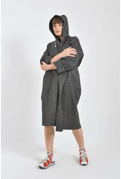 Unisex Eva Kumaş Su Rüzgar Geçirmez Yağmurluk