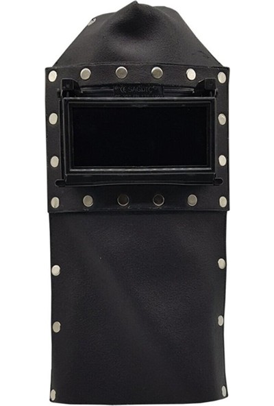 Samaktu - Deri Kapaklı Kaynakçı Baş Maskesi