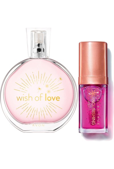 Avon Wish Of Love Kadın Parfüm ve Besleyici Dudak Yağı Paketi Avon Wish Of Love Kadın Parfüm ve Besleyici Dudak Yağı Paketi