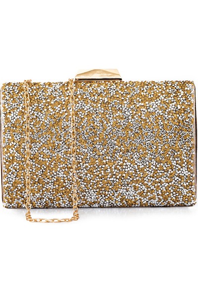 Springday Simli El Çantası - Altın (Yurt Dışından) (Yurt Dışından) Springday Simli El Çantası - Altın (Yurt Dışından) (Yurt Dışından)