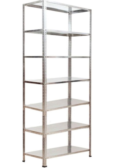 Mekoraf Gri 7 Katlı Tek Ünite 43X93X250 cm