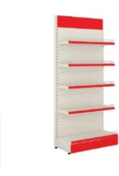 Mekoraf Market Raf Sistemi 5 Katlı 43X93X225 cm