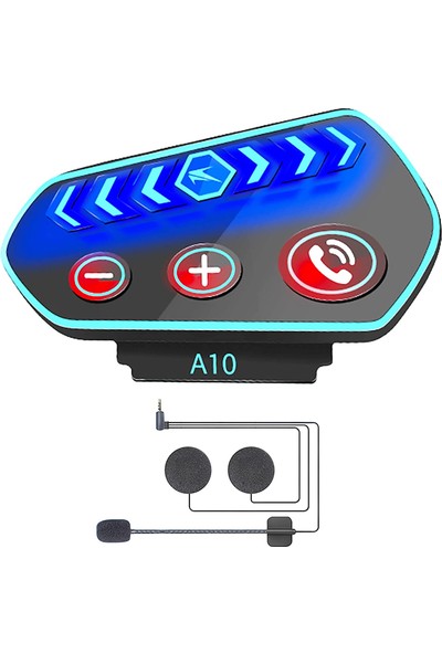 Charge Chargebt Motosiklet Kaskı Kulaklık Su Geçirmez Ses Yardımı