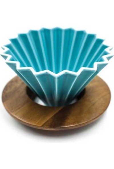Epinox Ahşap Standlı Dripper - Turkuaz (Asd-10) Epinox Ahşap Standlı Dripper - Turkuaz (Asd-10)