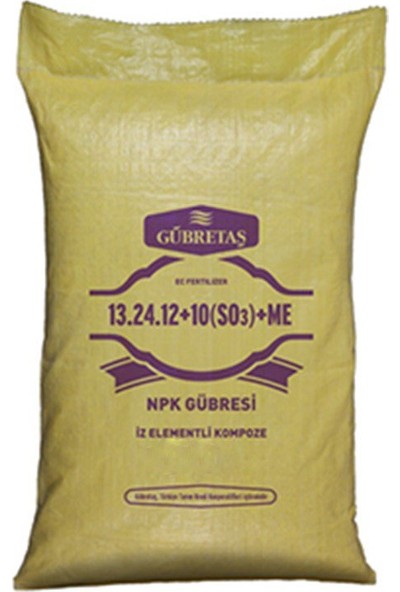 Gübretaş 6 Çeşit Besin Maddeli 13.24.12+10(So3)+Me Gübre-1 kg Gübretaş 6 Çeşit Besin Maddeli 13.24.12+10(So3)+Me Gübre-1 kg