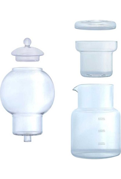 Epinox Soğuk Kahve Demleme Yedek Cam Seti (Syc-6)