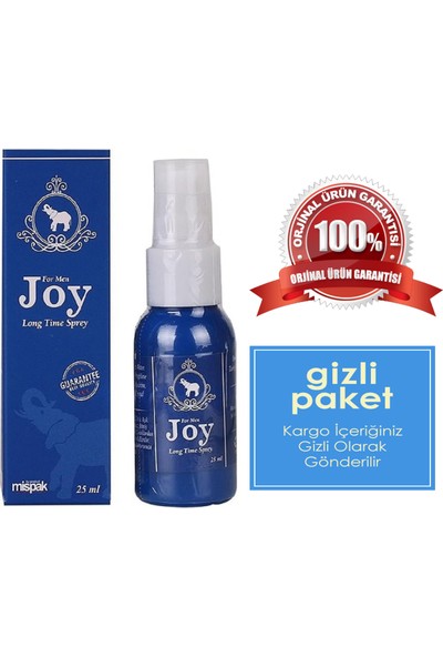 Joy Orijinal 50 Kullanımlık Sprey