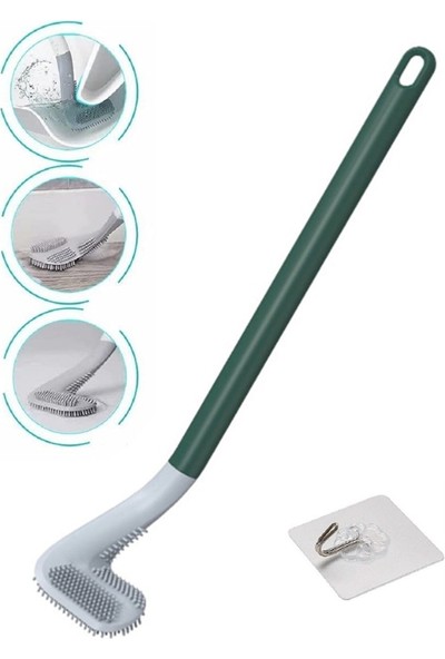 Real West Golf Tasarımlı Silikon Wc Klozet Mutfak Temizlik Fırçası Kanca Real West Golf Tasarımlı Silikon Wc Klozet Mutfak Temizlik Fırçası Kanca