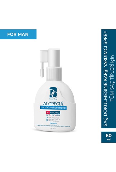 Alopecia Procapil ve IGF İçerikli Erkek Saç Spreyi 60 ML