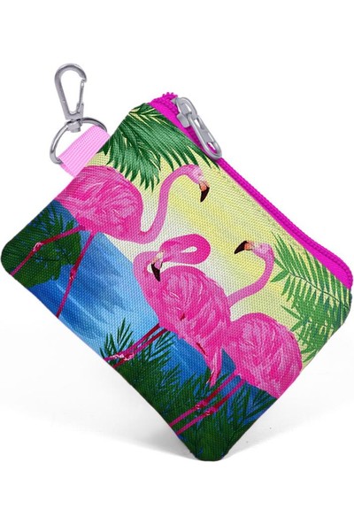 Coral High Pembe Flamingolu Bozuk Para Çantası 21770 Coral High Pembe Flamingolu Bozuk Para Çantası 21770