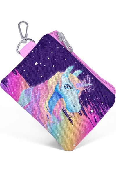 Coral High Mor Unicornlu Bozuk Para Çantası 21776 Coral High Mor Unicornlu Bozuk Para Çantası 21776