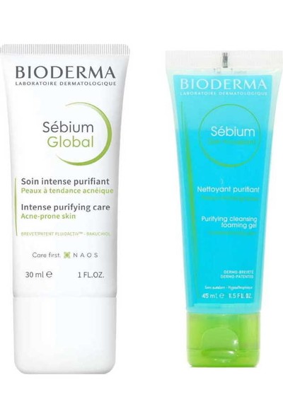Bioderma Sebium Global 30 ml & Sebium Foaming Gel 45 ml Bioderma Sebium Global 30 ml & Sebium Foaming Gel 45 ml