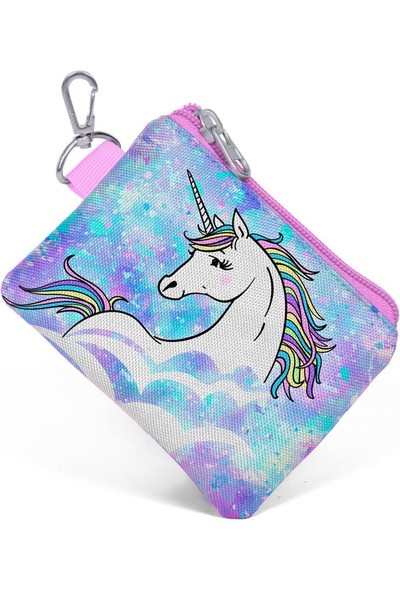 Coral High Derin Mavi Unicornlu Bozuk Para Çantası 21775 Coral High Derin Mavi Unicornlu Bozuk Para Çantası 21775