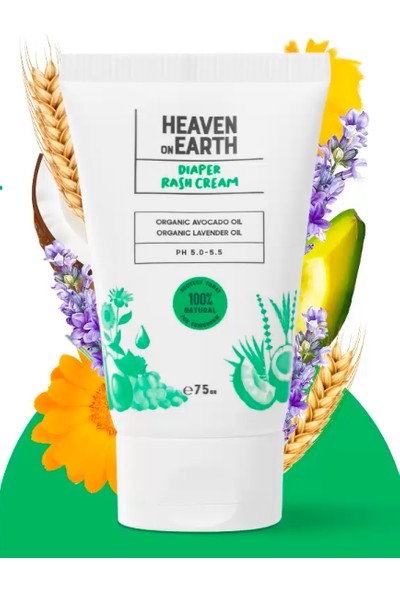 Heaven on Earth HonE %100 DOĞAL VE ORGANİK içerikli Pişik Önlemeye Yardımcı Krem/ Heaven on Earth HonE 100% Natural Diaper Rash Cream-75gr Heaven on Earth HonE %100 DOĞAL VE ORGANİK içerikli Pişik Önlemeye Yardımcı Krem/ Heaven on Earth HonE 100% Natural Diaper Rash Cream-75gr