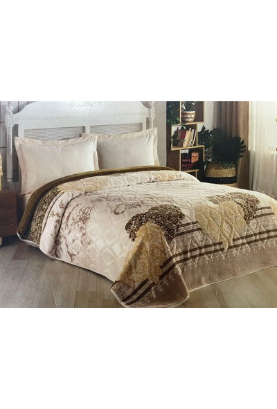 Kristal Çift Kişilik Battaniye - Tanem Haki