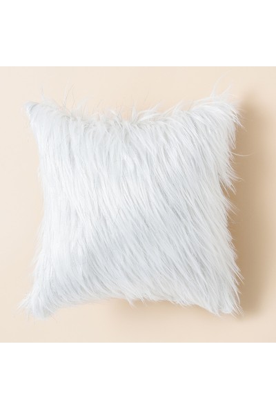 Homy Life Dekoratif Uzun Tüylü Yumuşak Dokulu Peluş Kırlent Kılıfı - 45X45 Krem Homy Life Dekoratif Uzun Tüylü Yumuşak Dokulu Peluş Kırlent Kılıfı - 45X45 Krem