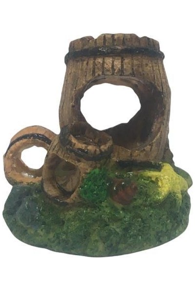 Oripet Akvaryum Dekoru Küçük Fıçı 10 x 10 cm