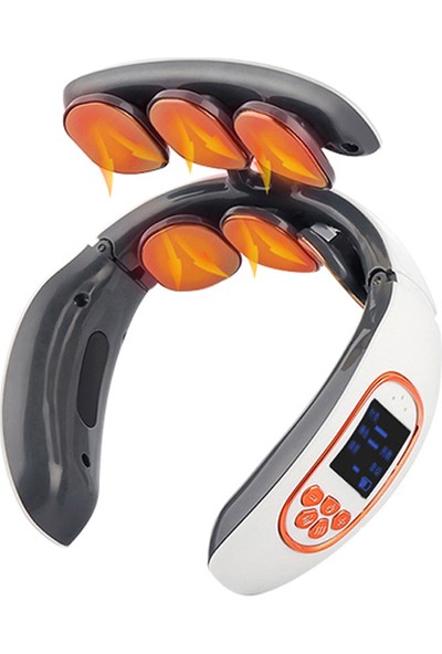 Sunoble Uzaktan Kumandalı 6 Başlı Elektrikli Boyun ve Sırt Darbe Masajı (Yurt Dışından)