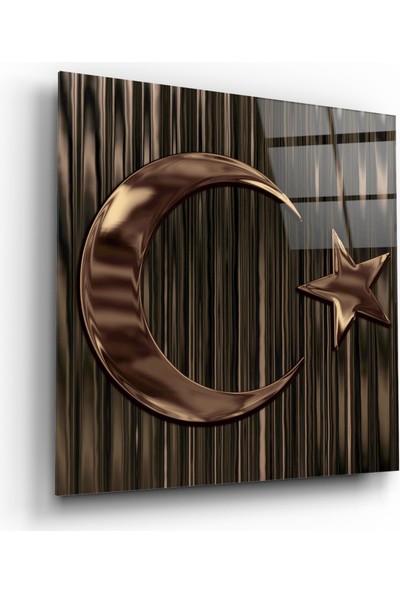 Pi Dekorasyon Bayrak Cam Tablo