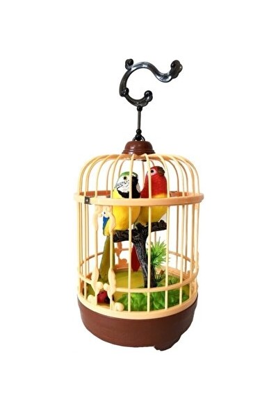 Vardem Pilli Kuş Sesli Kuş Cenneti Kafesli Oyuncak HL518-2 Vardem Pilli Kuş Sesli Kuş Cenneti Kafesli Oyuncak HL518-2