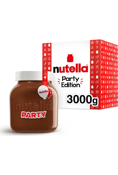 Nutella 3 kg Parti Kavanozu Nutella 3 kg Parti Kavanozu